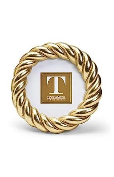 Two's Company Small Gilded Rope Frame – Ginger's of Corinth